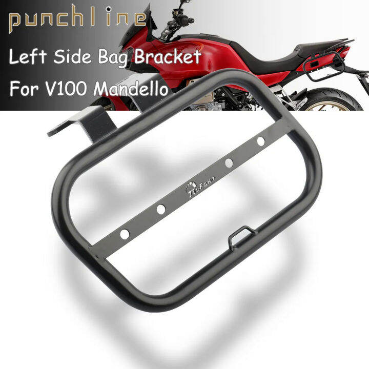 Fit For MOTO GUZZI V100 Mano 2022-2024 Left Side bag cket Side Trunk ...