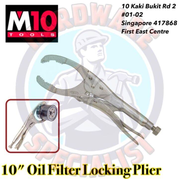 M10 10 Inch Oil Filter Locking Plier OLP-250 | Lazada Singapore