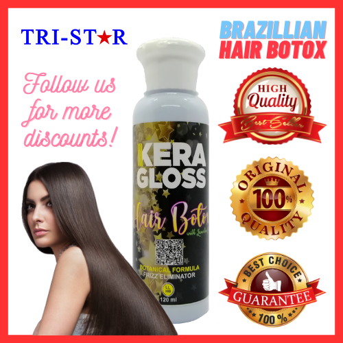 ORIGINAL KeraGloss Hair Botox Brazillan blowout w/ Lanolin Oil 120ml ...