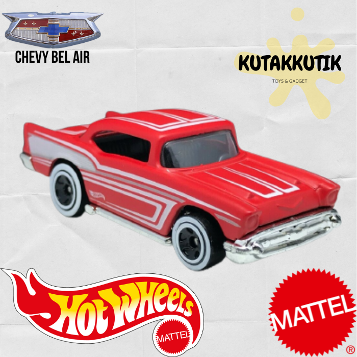 Hot Wheels 57 Chevy Merah Lot B 2022 Chevy Bel Air | Lazada Indonesia