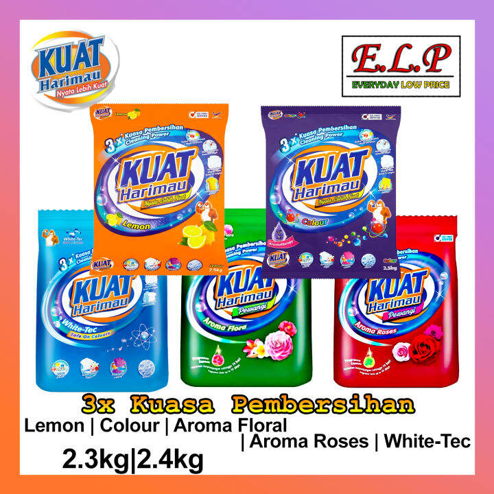 Kuat Harimau Detergent Powder 2.3KG/2.4KG | Lazada