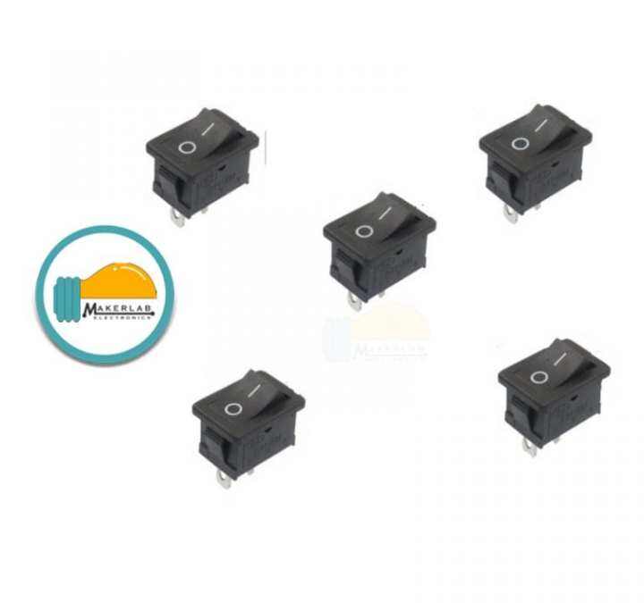 SPST KCD11 Miniature Rocker Switch - 5Pcs | Lazada PH