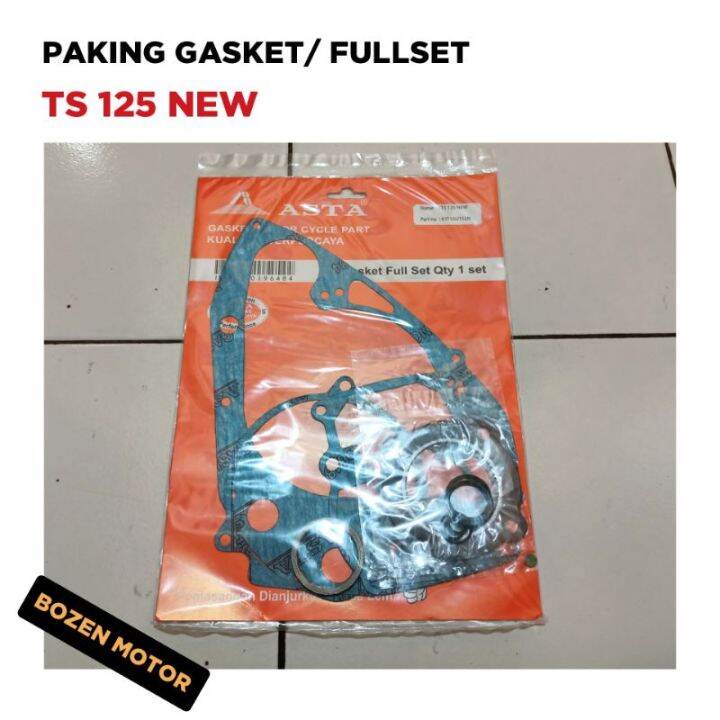 Paking Gasket Suzuki TS 125 New / TS125 / Packing / Fullset / Full Set / Asta Boring Blok ...