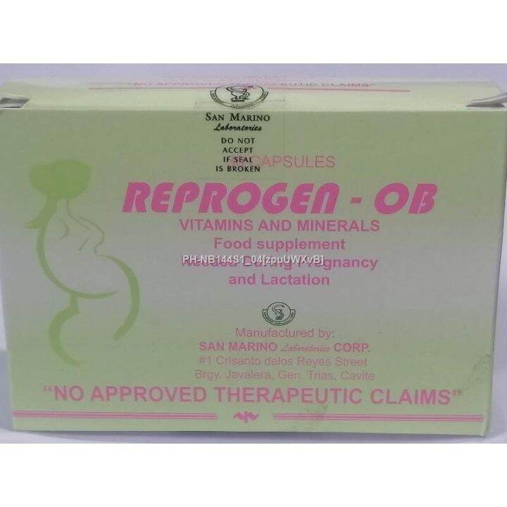 Reprogen Ob and post natal multivitamins | Lazada PH