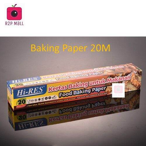 [HALAL] Baking Paper / Parchment Paper Non-Stick Microwave Oven Cook ...