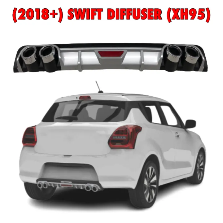 CPO.PH 2018 2019 2020 2021 2022 2023 Suzuki Swift Car Rear Bumper Diffusers Lip Spoiler Body ...