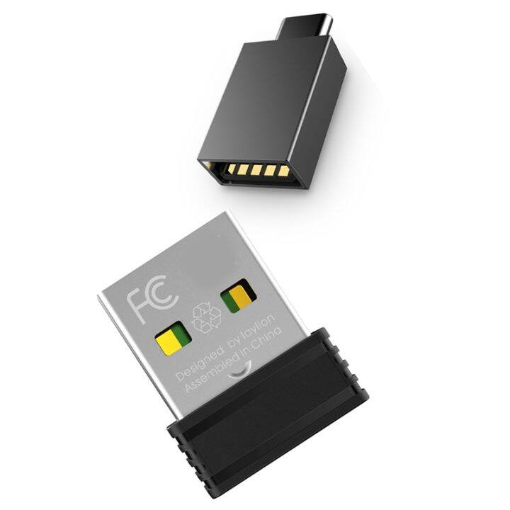 LAYLION Mouse Jiggler Mover Wiggler with TYPE-C Adapter for PC Laptop ...