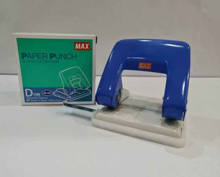 Max Puncher DP-F2DN D Type 2 Hole (Penebuk Lubang Kertas) | Lazada