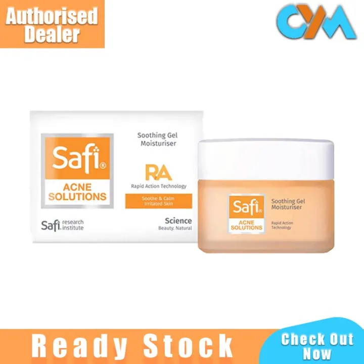 SAFI Acne Solutions Soothing Gel Moisturiser 45g Halal Product Gel ...