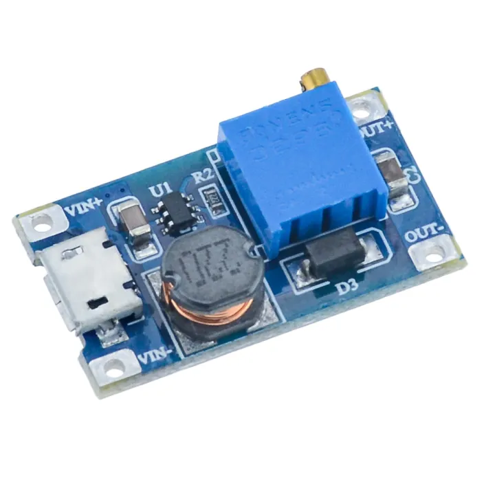 1PCS DC-DC Adjustable Boost Module 2A DC DC Boost Step up Converter ...