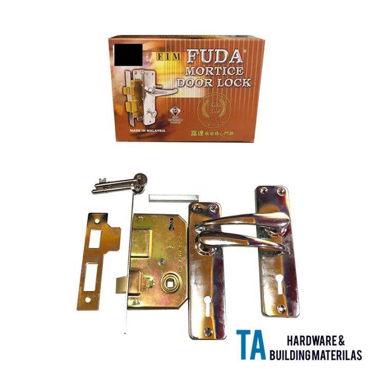 FUDA MORTICE DOOR LOCK 202 (SILIM) | Lazada