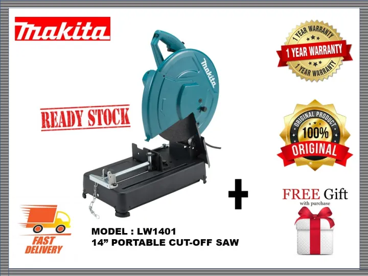 MAKITA LW1401 355MM/14" METAL CUTTING MACHINE, CUT-OFF SAW 2200W ...