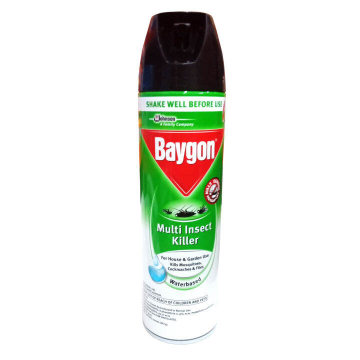 Baygon Multi Insect Killer Waterbased Aero 500mL | Lazada PH