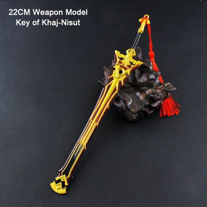 22CM Genshin Impact Nilou Five Star Exclusive Weapon Model Key of Khaj-Nisut Game Peripheral ...