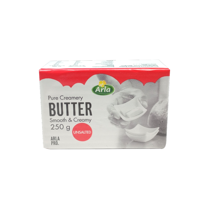 ARLA PRO CREAMY UNSALTED BUTTER 250GM | Lazada