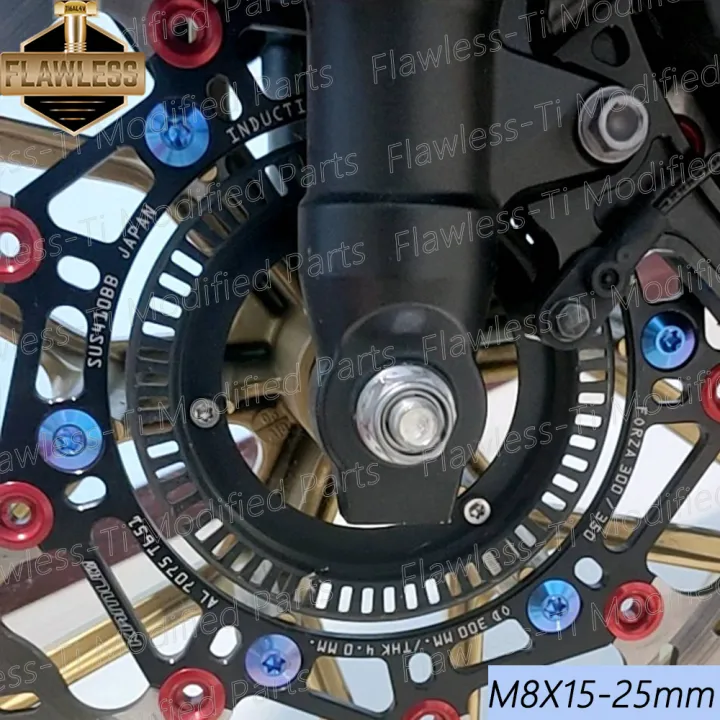 Flawless-Ti Gr5 Brembo Nissin Frando Brake Caliper Mounted Titanium ...