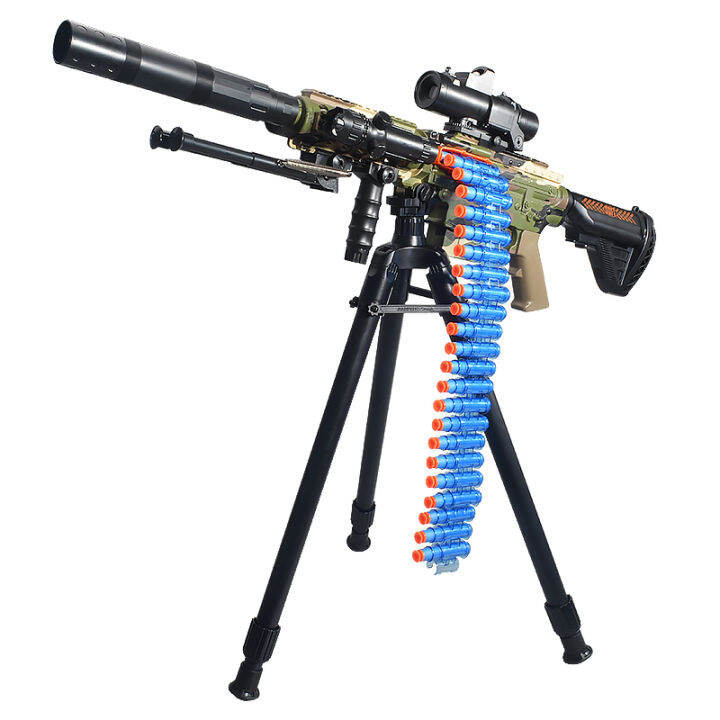 Children's toy soft gun electric continuous simulation m416 machine gun ...