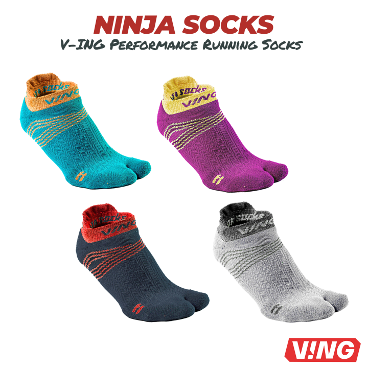 VING Ninja Socks - ถุงเท้า 2 นิ้ว สำหรับใส่รองเท้าแตะวิ่ง | Lazada.co.th