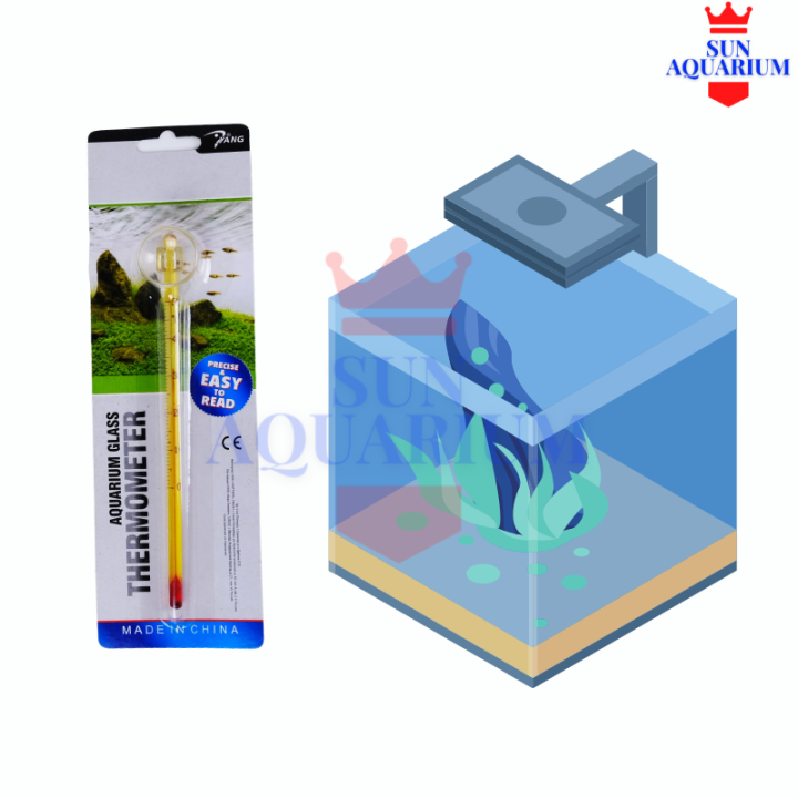 Termometer Aquarium Kaca Alat pengukur suhu air aquarium | Lazada Indonesia