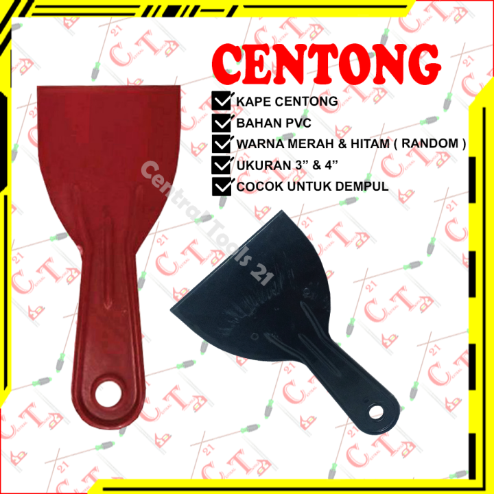 Central Tools 21 - Kape PVC Centong Skrap 3" & 4" Kape Plastik Alat ...