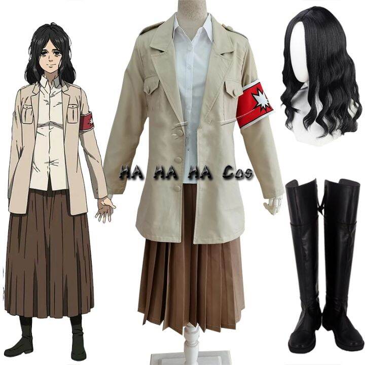 Attack on Titan Anime Cartoon Cosplay Cos Halloween Party Marley Army ...