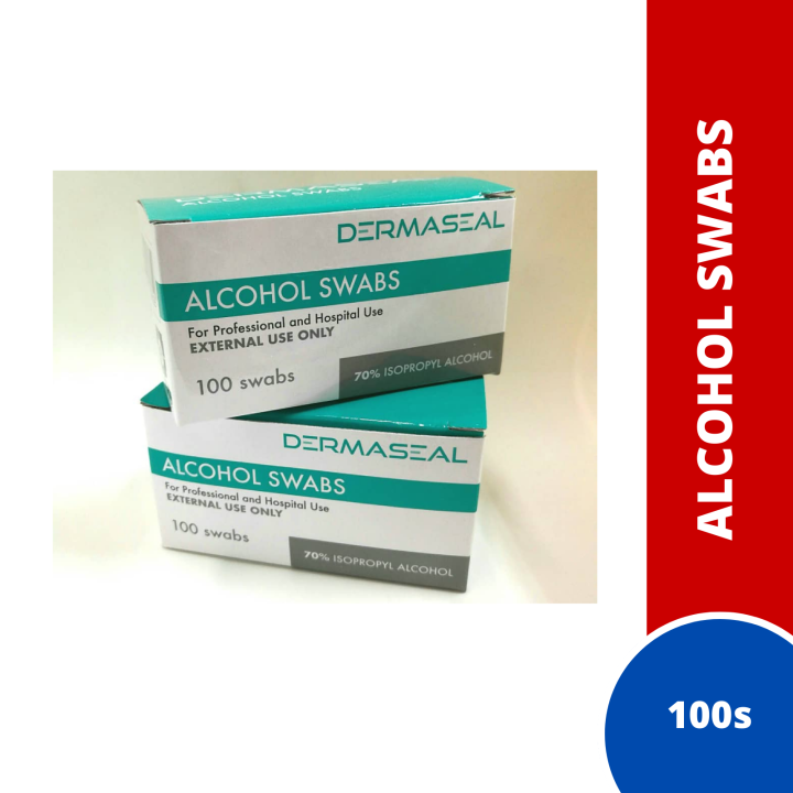Dermaseal Alcohol Swabs 100's | Lazada