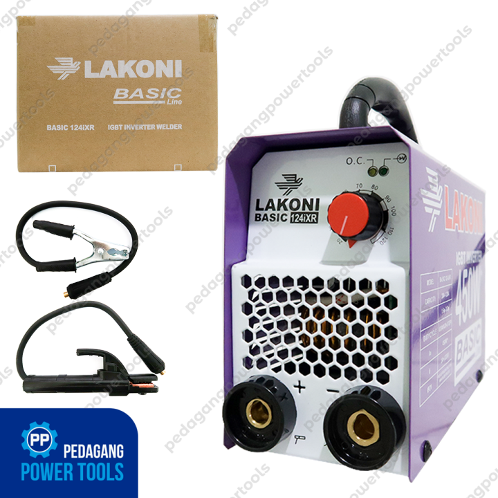 LAKONI BASIC-124iXR Mesin Las Listrik IGBT 120A Inverter MMA Welding ...