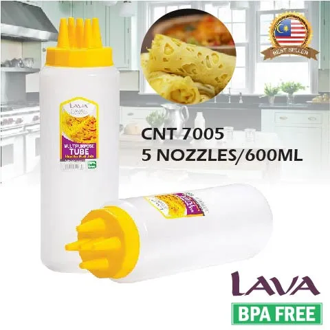 LAVA CNT 7005 Multipurpose Tube Sauce Squeezer 600ml / Botol Acuan Roti ...
