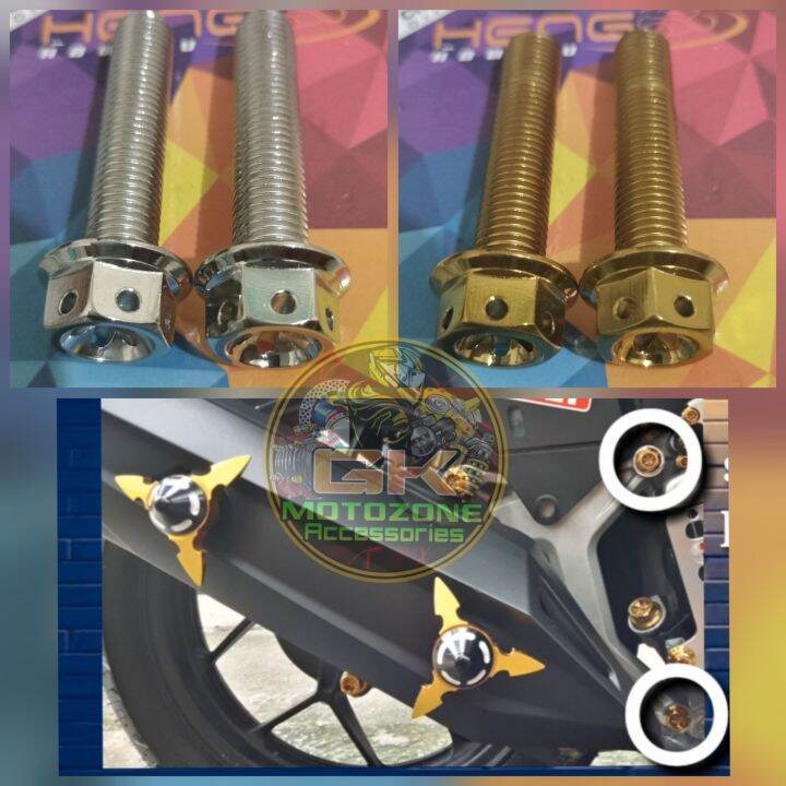 cod GKMotozone : HENG Swing Arm Bolt for Honda Click125/150 v1 v2 v3 ...