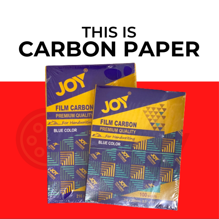 Carbon Paper Joy Film Carbon Premium Quality Carbon Film 50s 100s ...