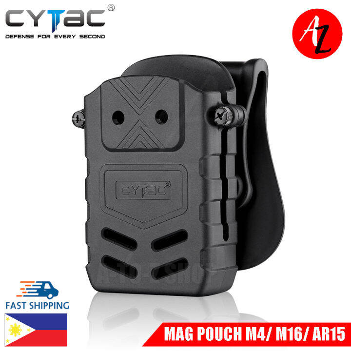 CYTAC M4 M16 AR15 Quick Draw Mag Pouch With Paddle Carrier Ambidextrous ...
