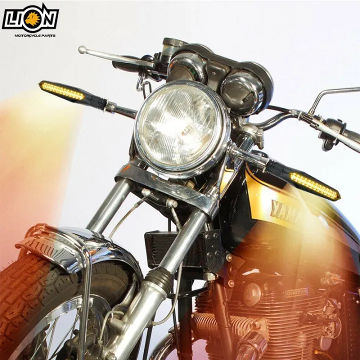 LION Motorcycle Flasher Led Universal Flowing Water Blinker Rear Light ...