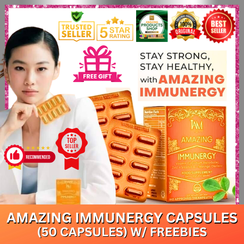 Original 1 box (50Capsules) IAM Worldwide Corporation Amazing IMMUNERGY ...