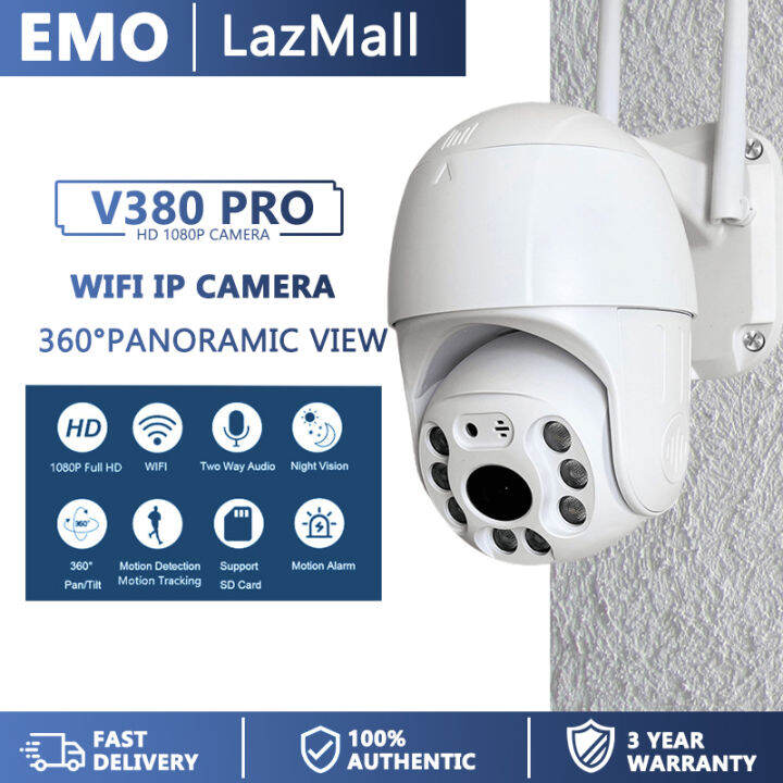 XM V380 PRO Cloud Wifi Auto Tracking Outdoor waterproof 4 MP CCTV ...