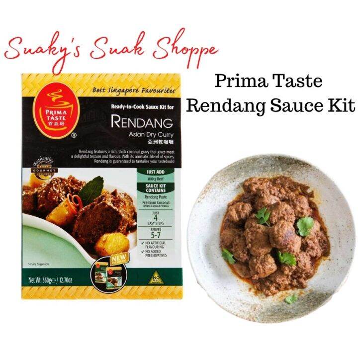 Prima Taste Rendang Sauce Kit 360g (Singapore) | Lazada PH