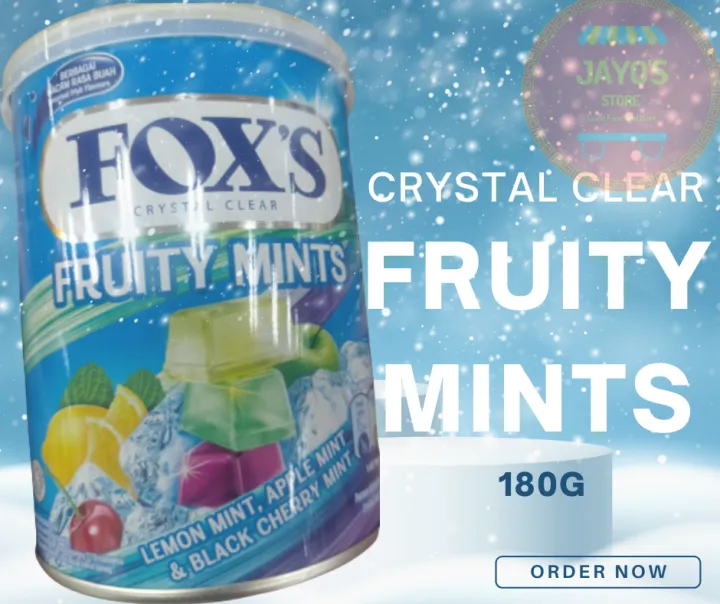Fox's crystal clear candy Fruity mints 180 grams | Lazada PH