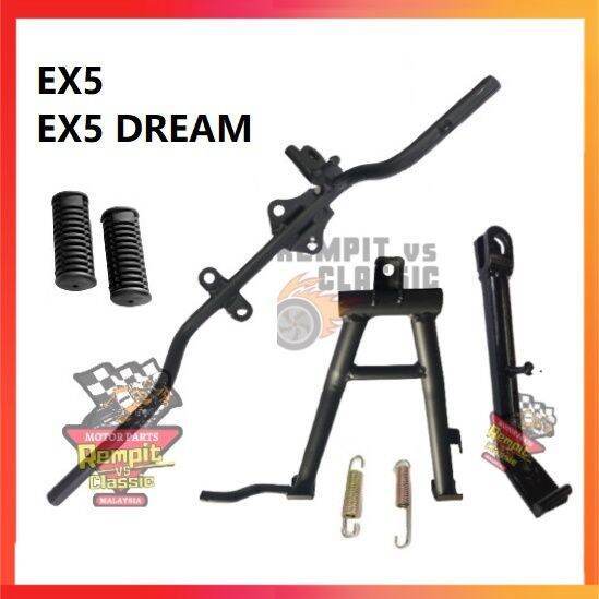 REMPIT EX5 EX5 HP DREAM BLACK Stand Side Stand Main Stand Double Stand ...