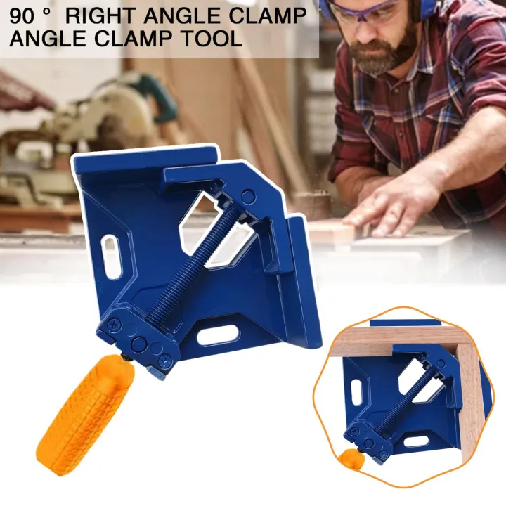 Right Angle Clamps 90° Corner Clamp Glass Clip For Carpenter Rotation ...