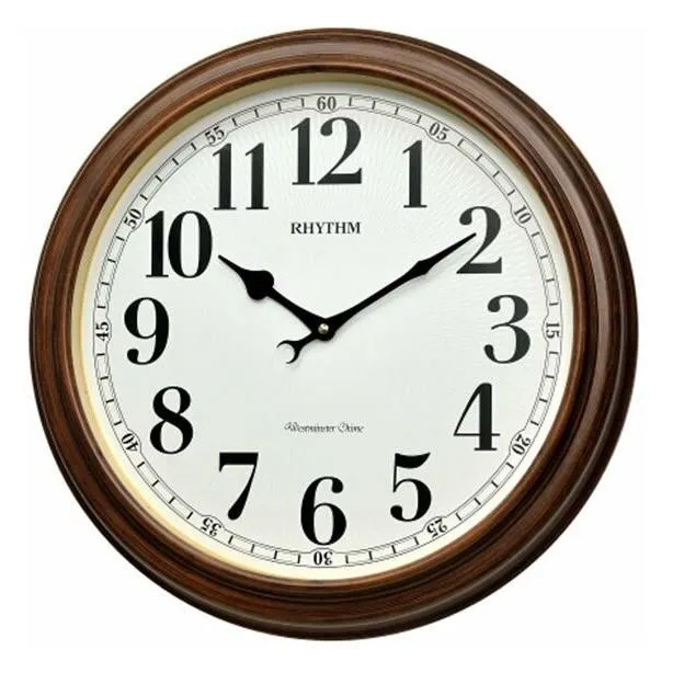 Rhythm Wall Clock Wooden Westminster Chime RTCMH760NR06 | Lazada
