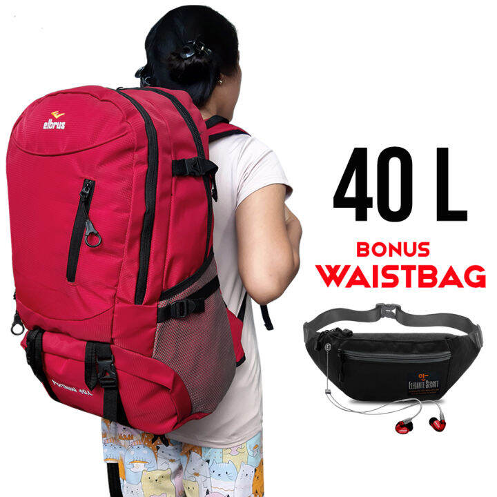 Tas Ransel Pria Dewasa Semi Carrier 40 Liter Backpack Besar Cowok BONUS ...