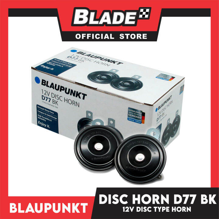 Blaupunkt D77 BK 12V Disc Type Horn | Lazada PH
