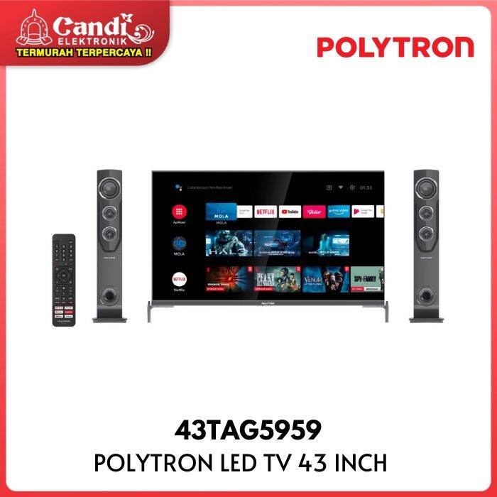 POLYTRON Full HD Android TV LED 32 Inch 43TAG5959 | Lazada Indonesia