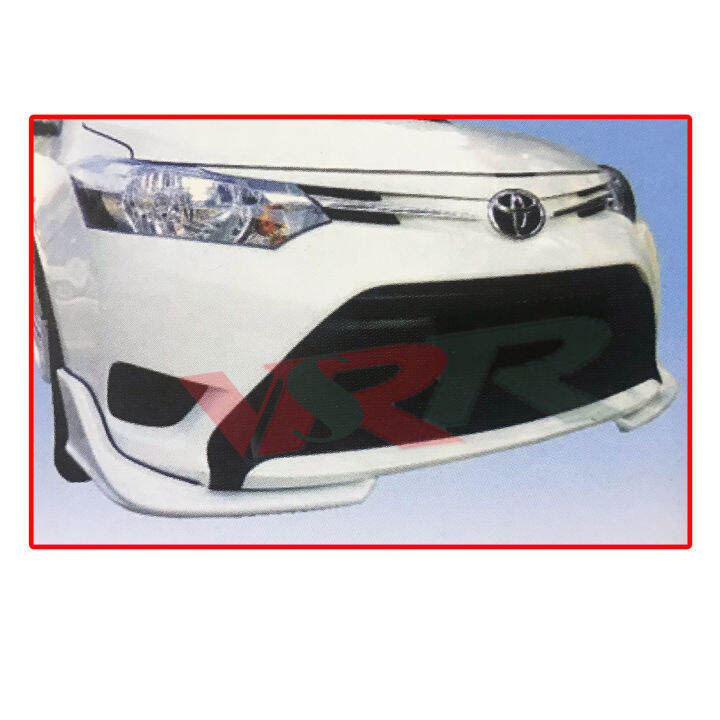 Toyota Vios 3rd Gen (2013-2018) TR-D Style Front Skirt Skirting Bumper ...