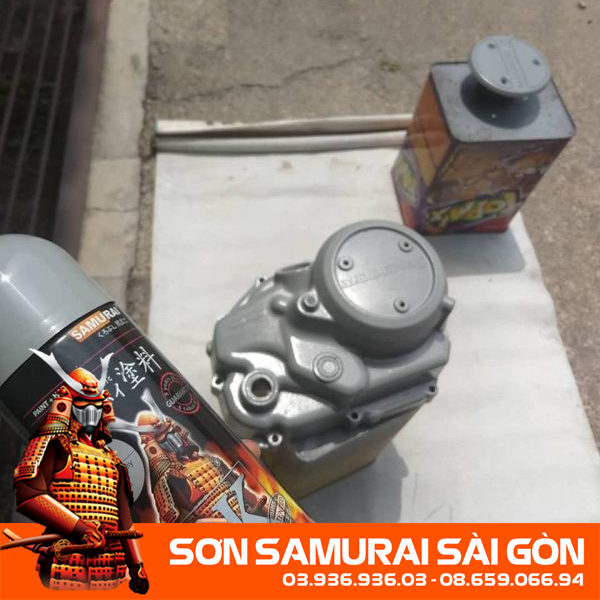 Sơn SAMURAI 2K04 LÓT EPOXY (MÀU XÁM) chính hãng - Sơn phun xe máy ...