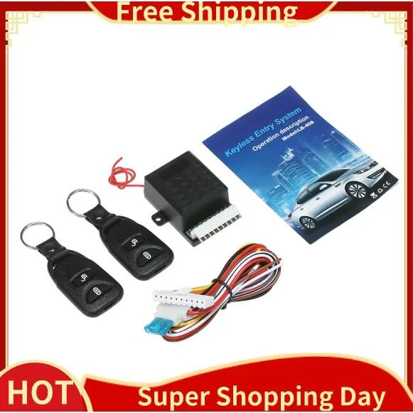 12V Universal Car Auto Remote Central Kit Door Lock Locking Vehicle ...
