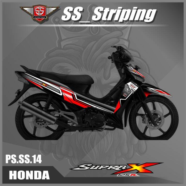 Sticker Striping List Variasi Supra X 125 - Striping Supra X 125. PS.SS ...