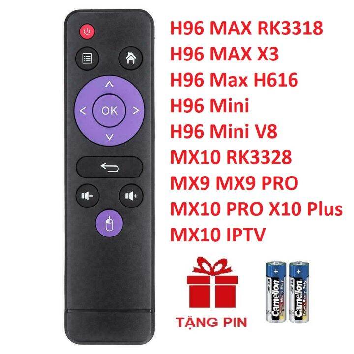 Remote điều khiển ANDROID TV BOX H96 MAX RK3318 H96 MAX X3 H96 Max H616 ...