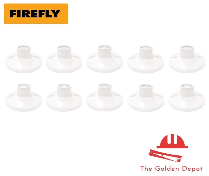 Firefly Ceiling Receptacle 4 1/4 Inch E27 (Set of 10) | Lazada PH