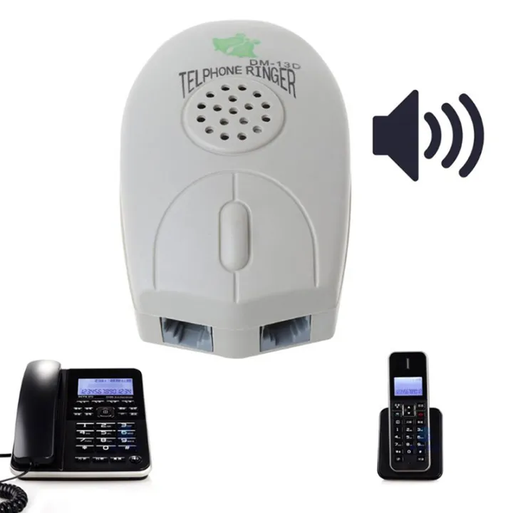 NEW ARRIVAL Amplifier Landline Phone Bell Ringer Extra Loud Telephone ...