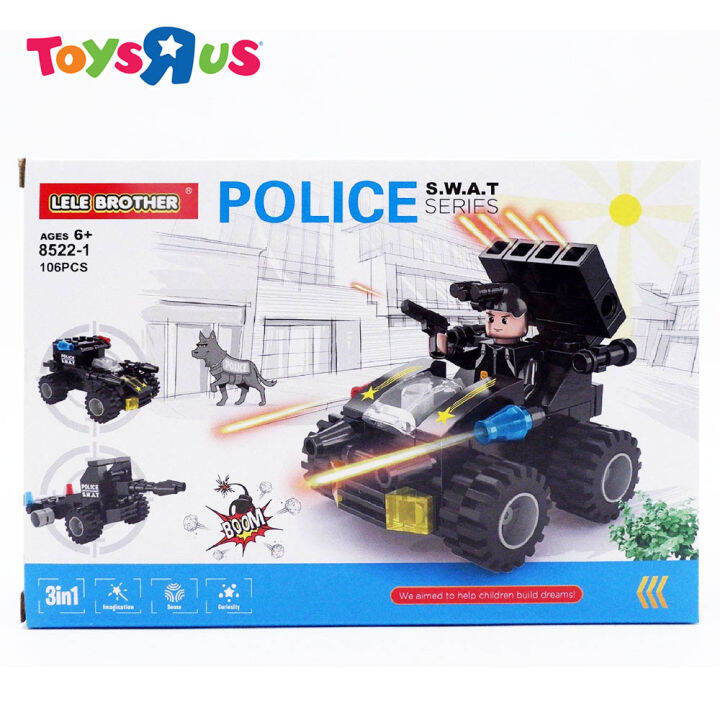 Lele Brother Building Blocks 8522-1 Police S.W.A.T Series (106pcs ...
